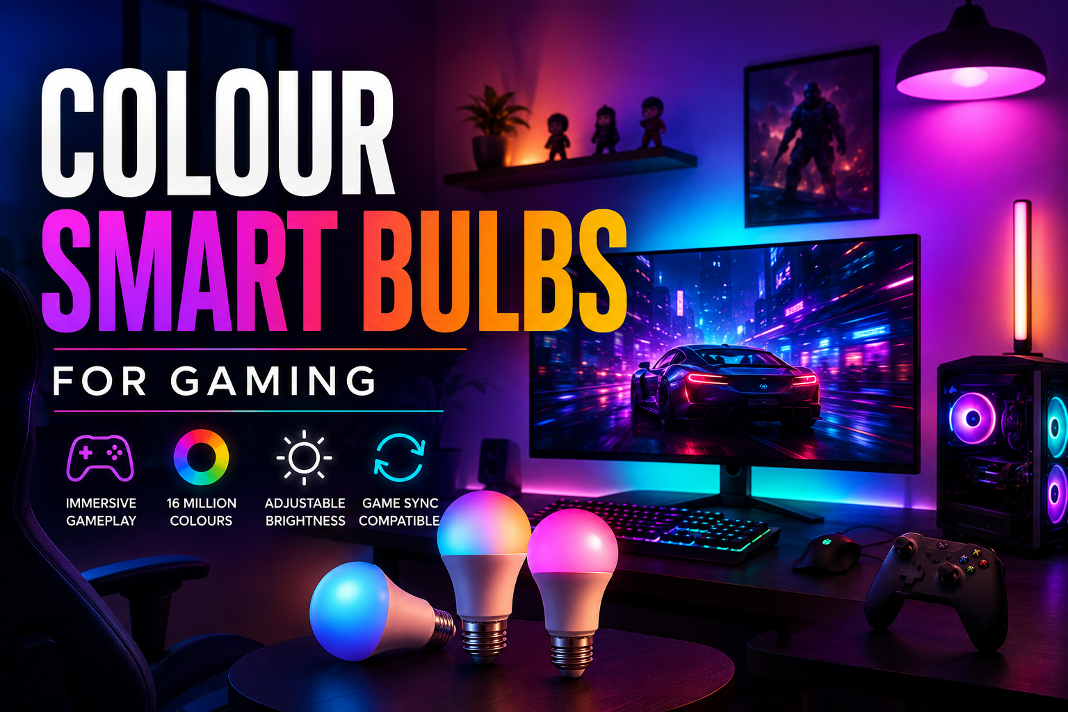 Colour Smart Bulbs for Gaming: Transform Your Setup - Curated Tech for ...